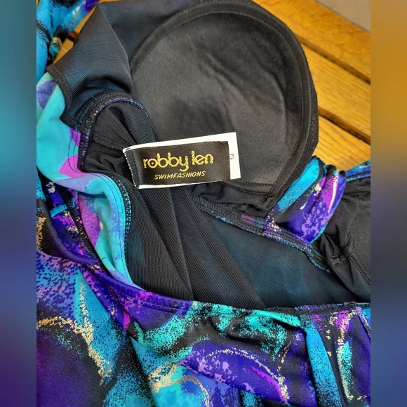 Robby Len | Swim | Vintage 8s Robby Len Swim Fashions Colorful Floral ...